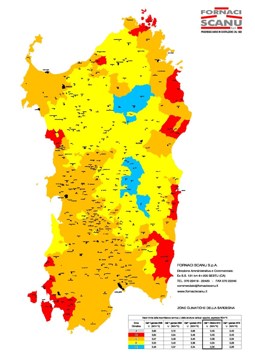 Comportamento termico delle murature e zone climatiche — Fornaci Scanu ...